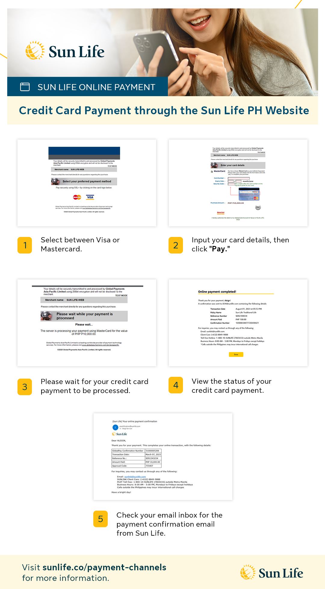 Life Insurance Policy Payments | Sun Life Philippines