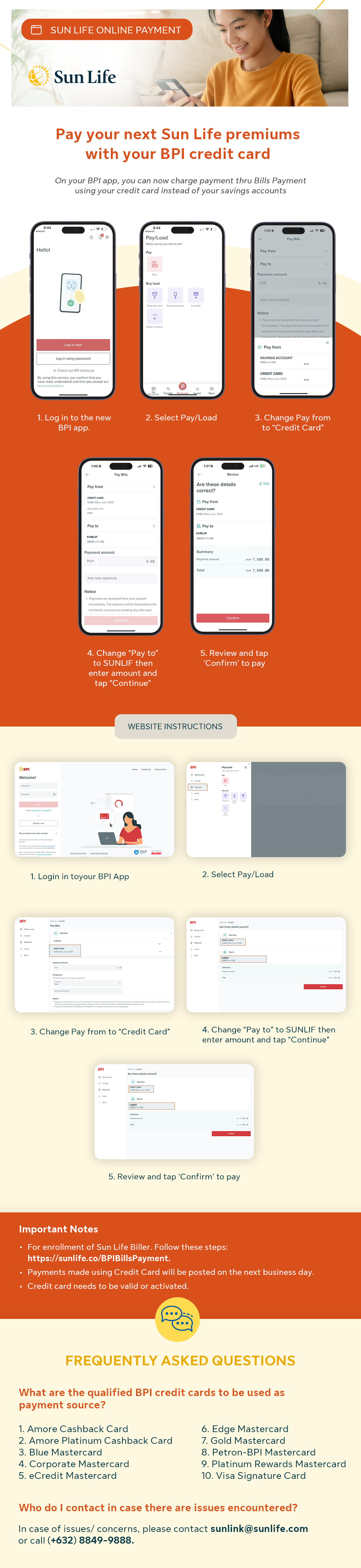 Life Insurance Policy Payments | Sun Life Philippines