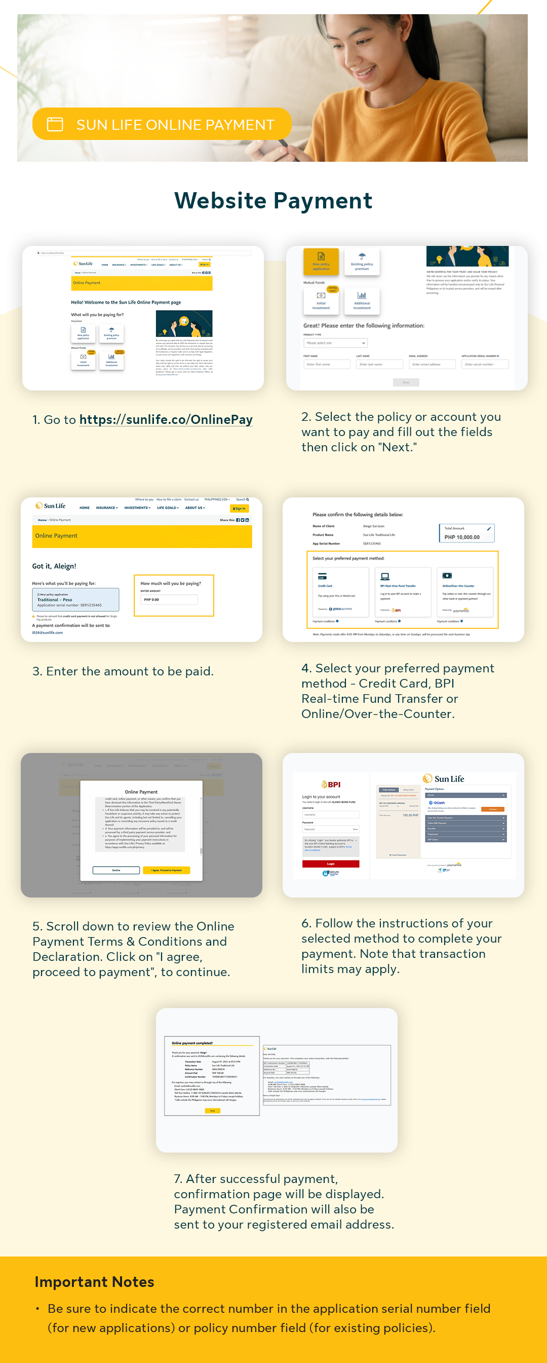 Life Insurance Policy Payments | Sun Life Philippines