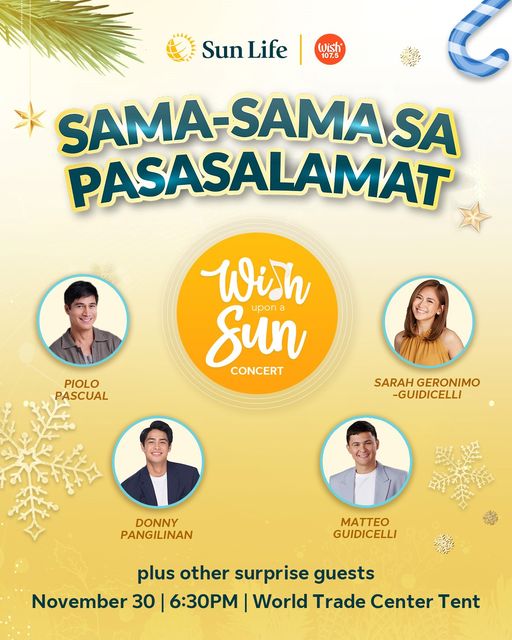 Sun life kicks off the holiday season with Wish Upon a Sun: Sama-sama ...