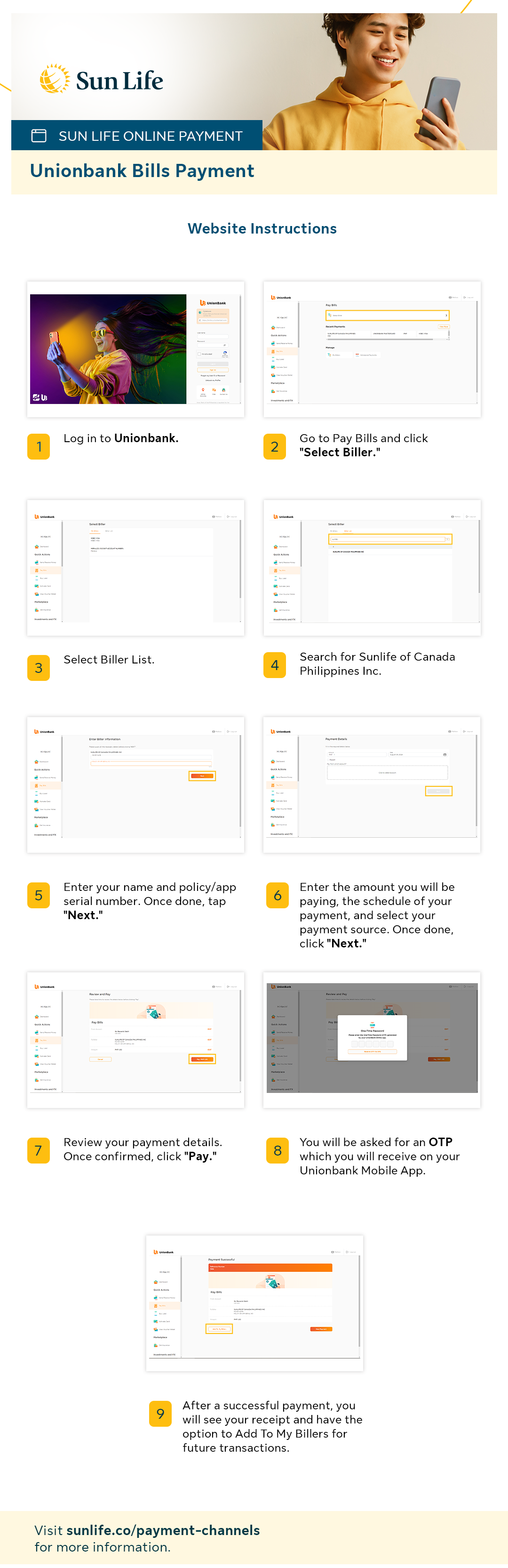 Life Insurance Policy Payments | Sun Life Philippines