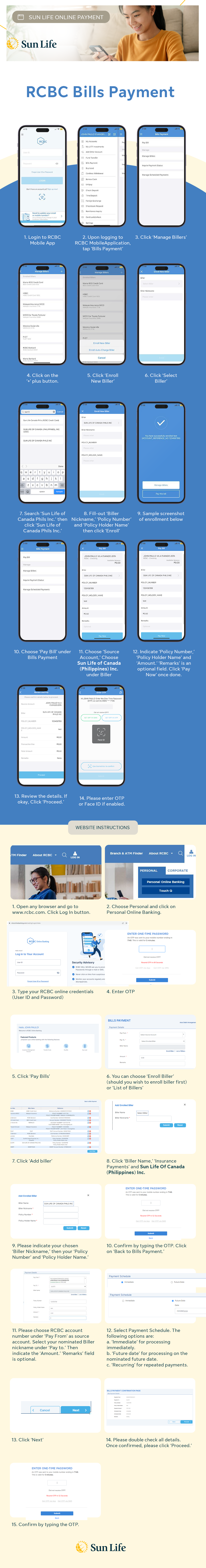 Life Insurance Policy Payments | Sun Life Philippines